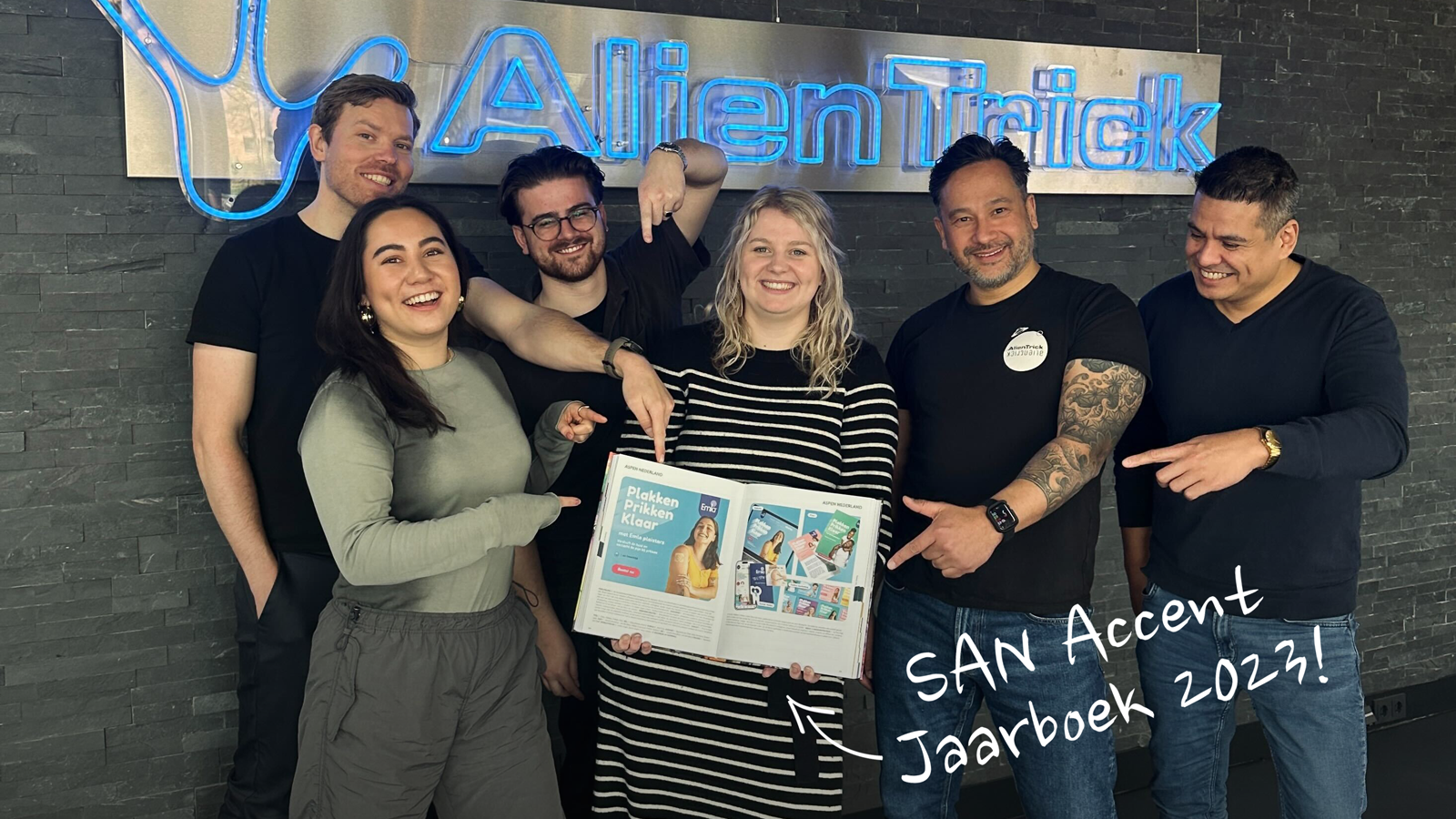 AlienTrick in het SAN Accent jaarboek!